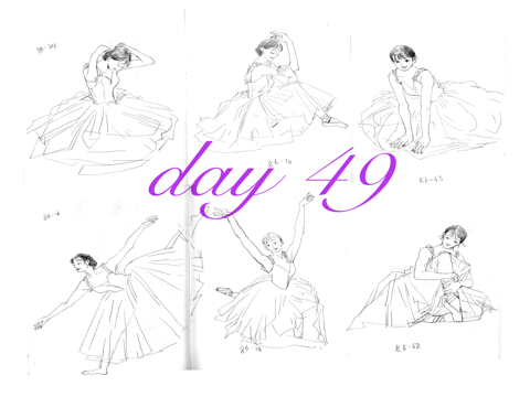 速写60天挑战赛 day49_剪刀手爱德田-站酷ZCOOL