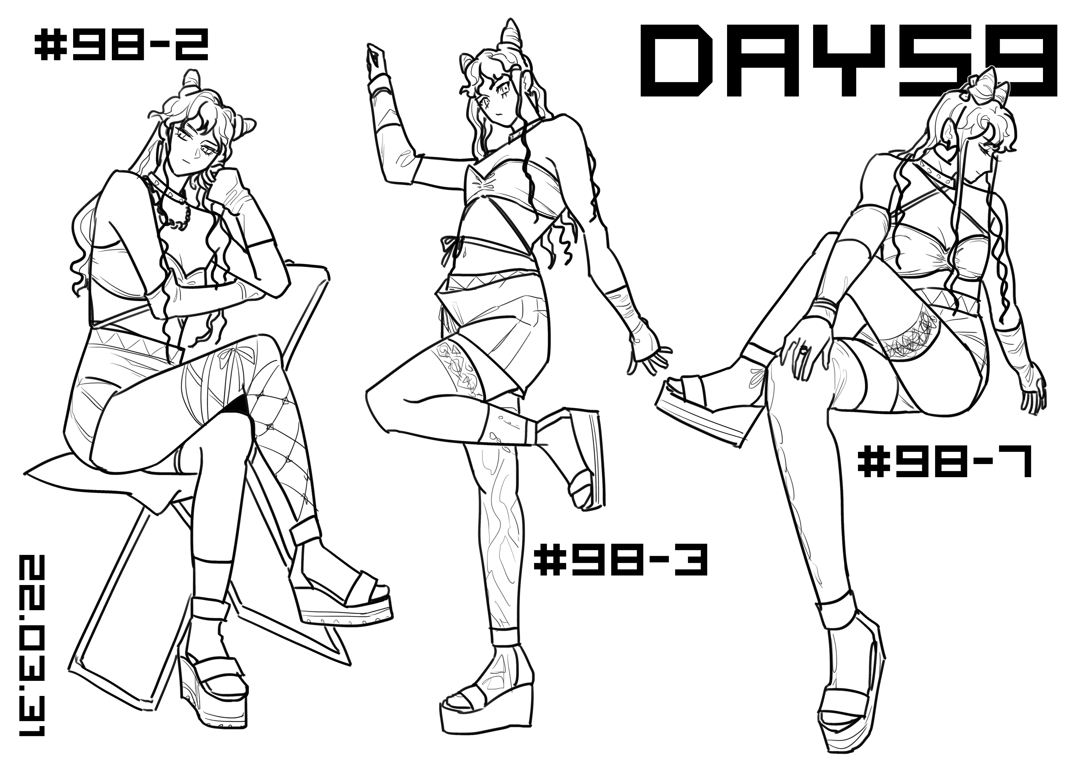 Day59@速写班长_简简与糖-站酷ZCOOL