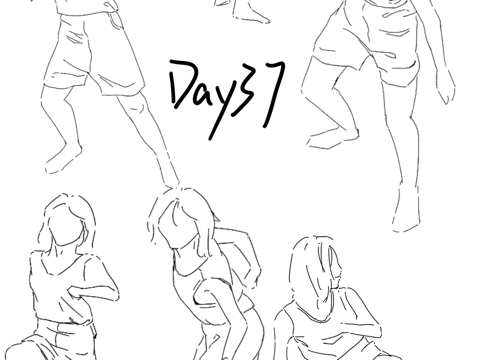 #速写60天挑战赛# Day37 _兰与四个月亮-站酷ZCOOL