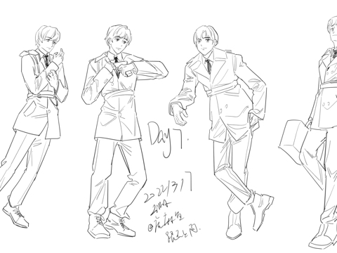 #速写60天挑战赛# day7@速写班长_鹿麻-站酷ZCOOL