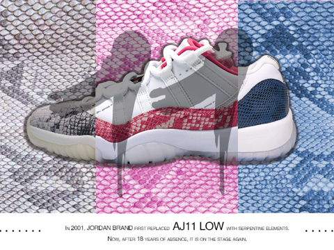 AJ11白蛇粉蛇蓝蛇_无明逆流-站酷ZCOOL