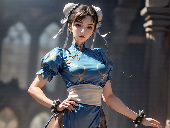 ai春丽战斗姬_兀立乌拉-站酷ZCOOL