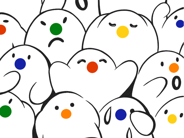 Emotion | OO illustration - WOOH！情绪宇宙_OMOSHANNN-站酷ZCOOL