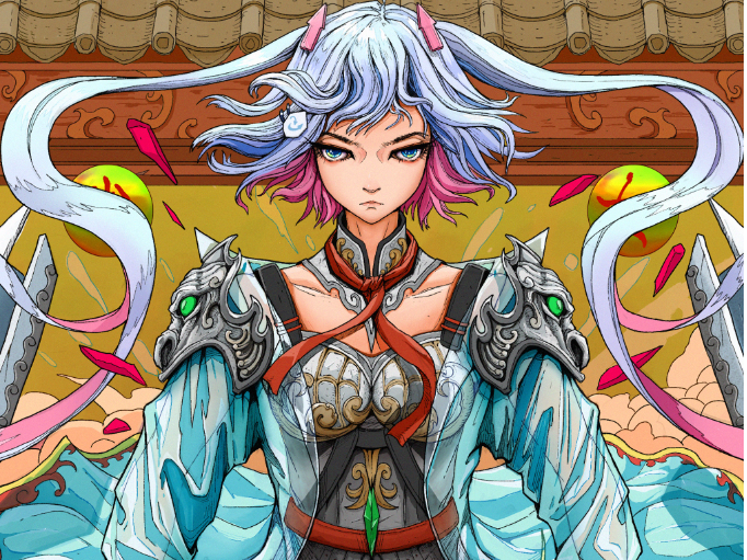 金山毒霸少女_wuli熊吉-站酷ZCOOL