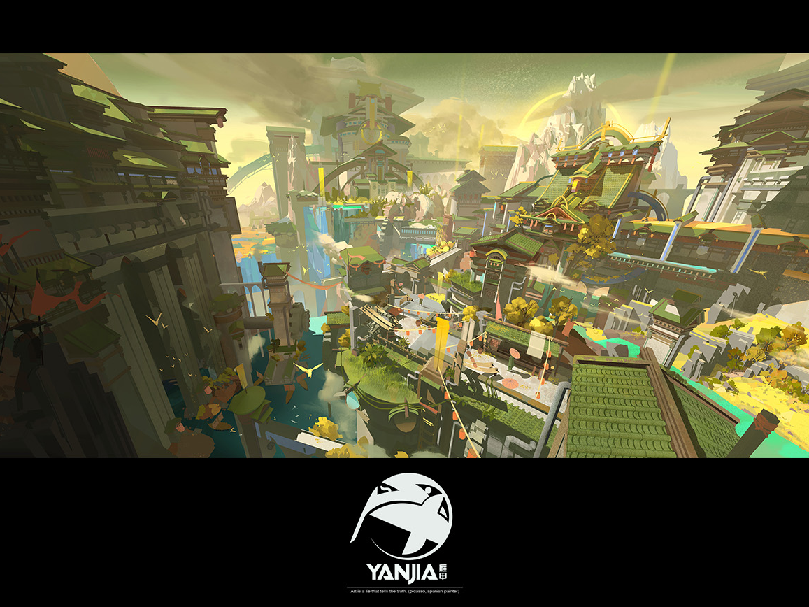 【拯-雁甲】场景原画概念设计学生作品_雁甲CG艺术-站酷ZCOOL