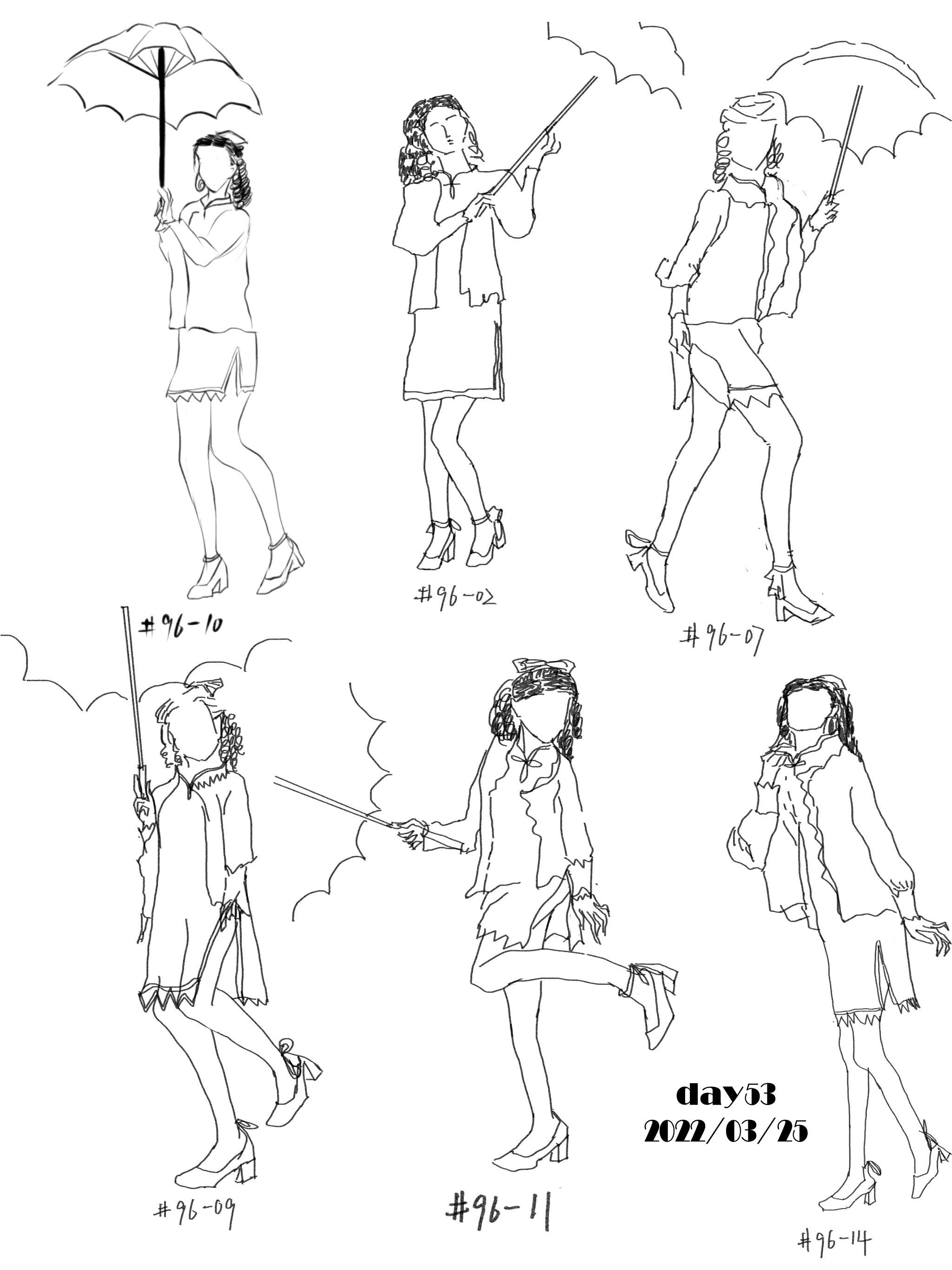 #速写60天挑战赛 #day53@速写班长 _月饮-站酷ZCOOL