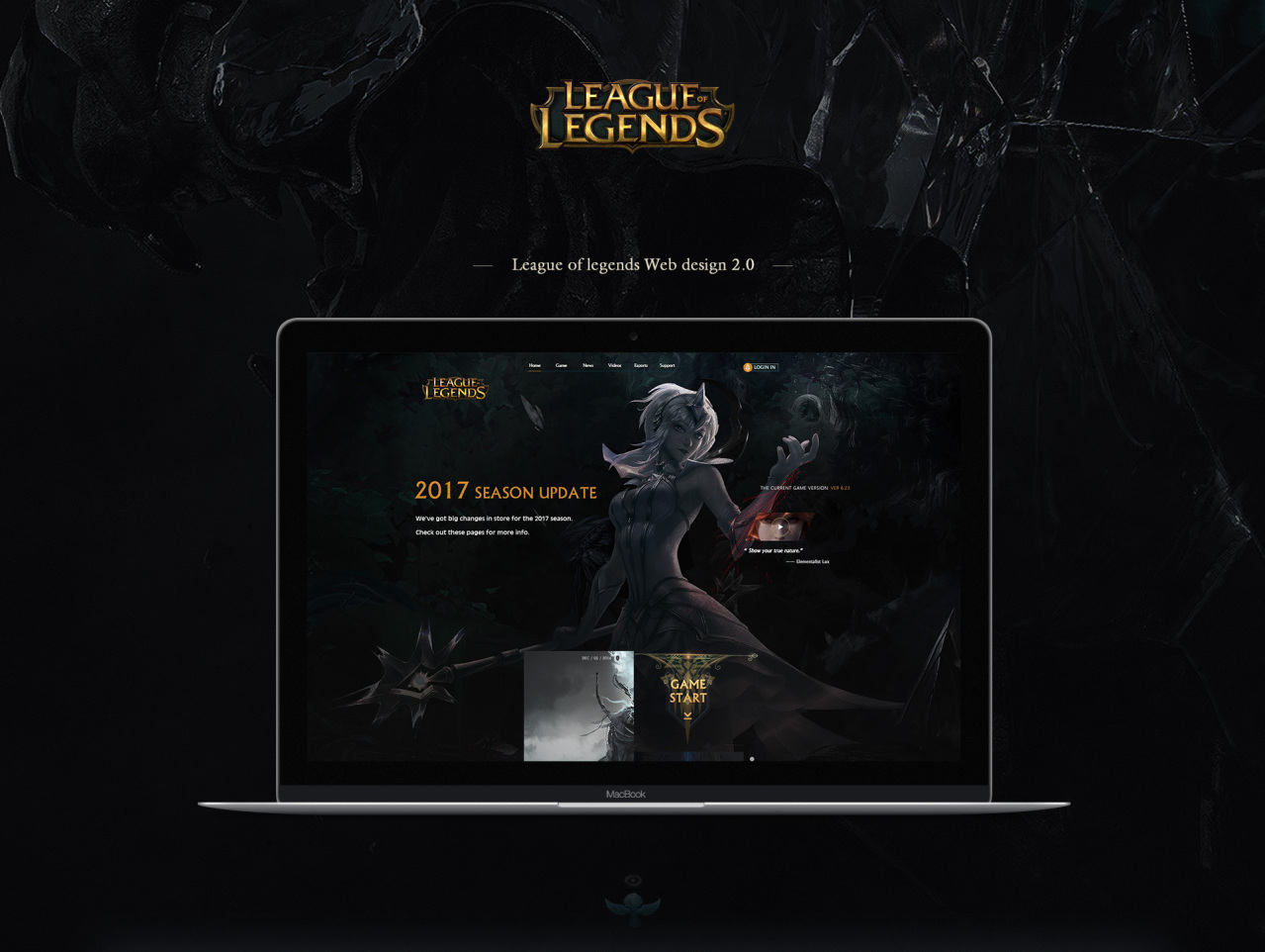 League of legends Web design 2.0_danimal-站酷ZCOOL