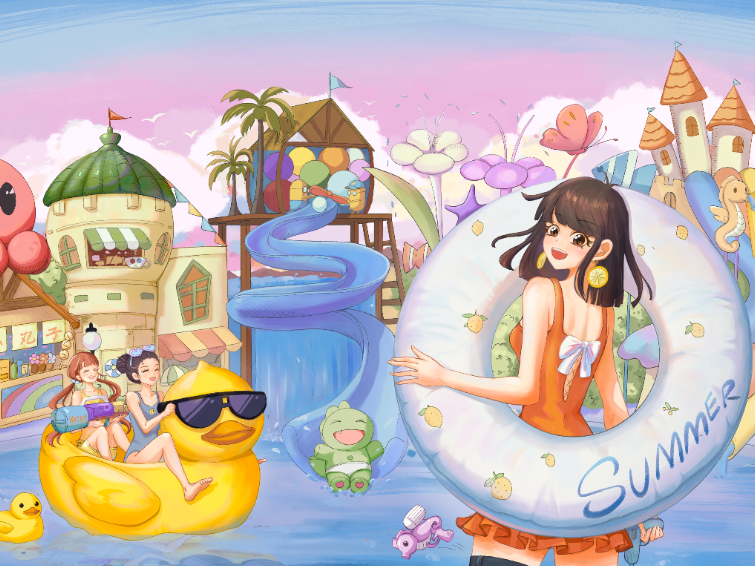 水上世界_叮咚Ling-站酷ZCOOL