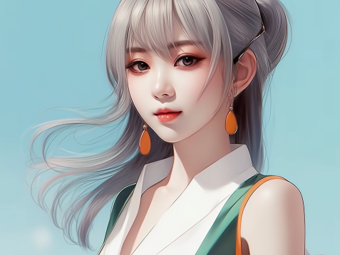 我和AI有画说#Ai绘画#插画#头像#手机壁纸midjourney_光的诉说-站酷ZCOOL