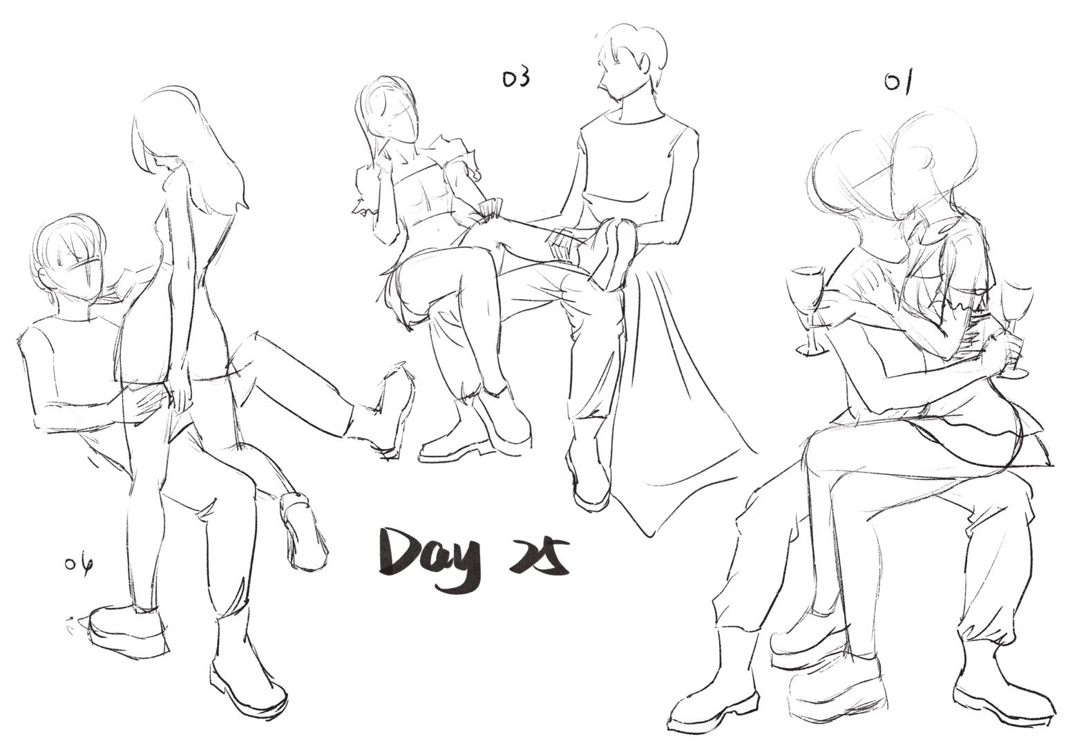 #速写60天挑战赛# day25@速写班长_Z590663743-站酷ZCOOL