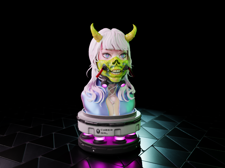 nomad-赛博女孩_动画肝帝-站酷ZCOOL