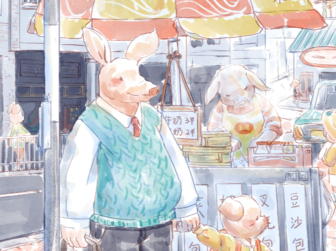 【043】早餐印象_桔安-站酷ZCOOL