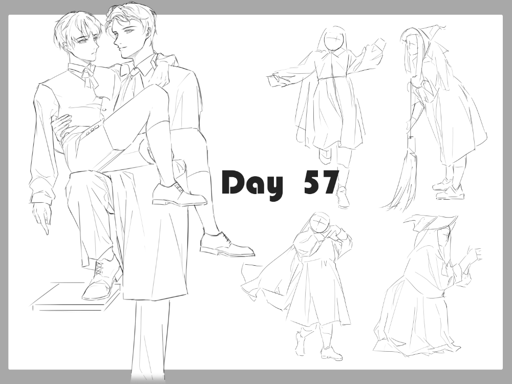 #速写60天挑战赛# Day57 @速写班长 _光城祭-站酷ZCOOL