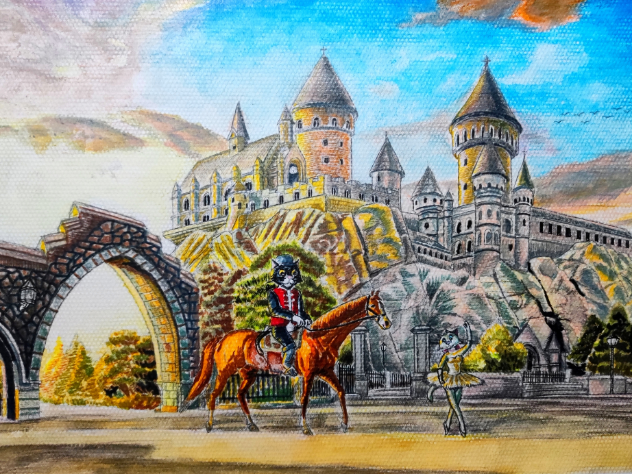 城堡下-黑猫和白猫的爱情_汤俊文MRTJW-站酷ZCOOL