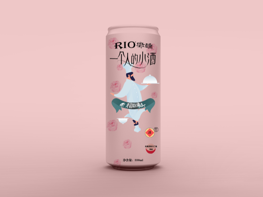 一个人的小酒——RIO微醺系列_山川而行-站酷ZCOOL