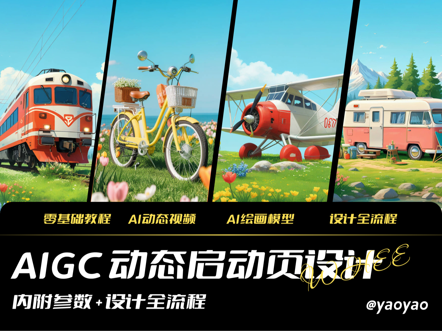 AIGC辅助动态启动页_yaoyao设计师-站酷ZCOOL