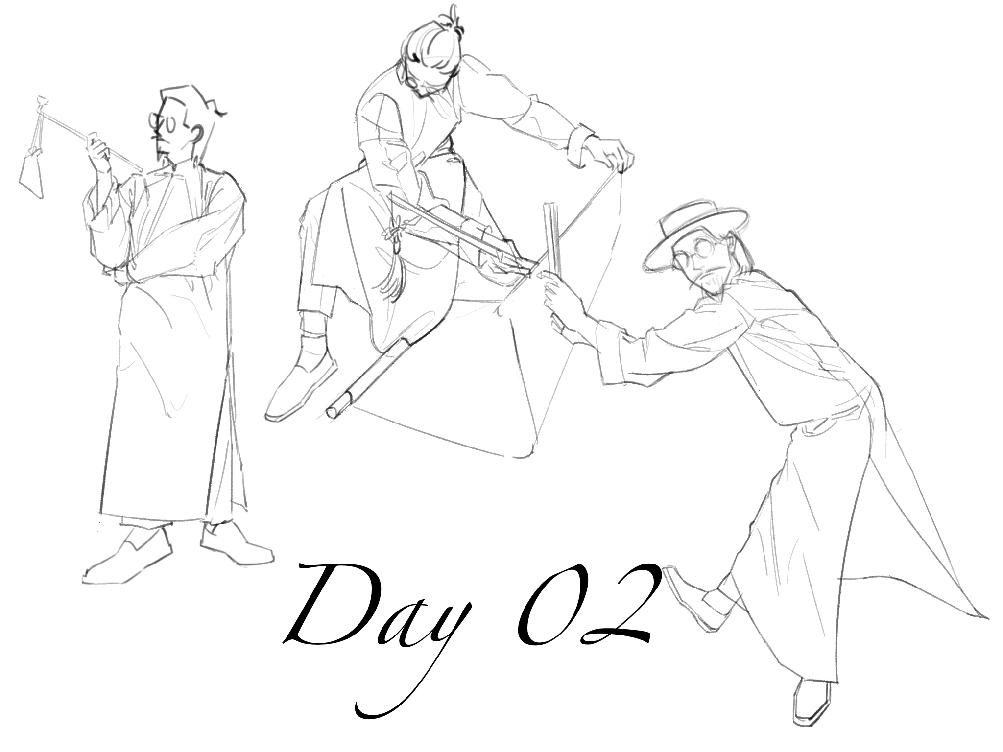 #速写60天挑战赛#day2@速写班长 _冬至常青-站酷ZCOOL