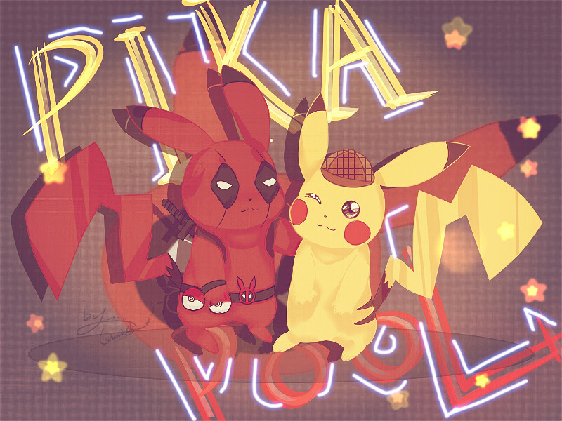 pika pool＆pikachu_Gimmick_Vimi-站酷ZCOOL