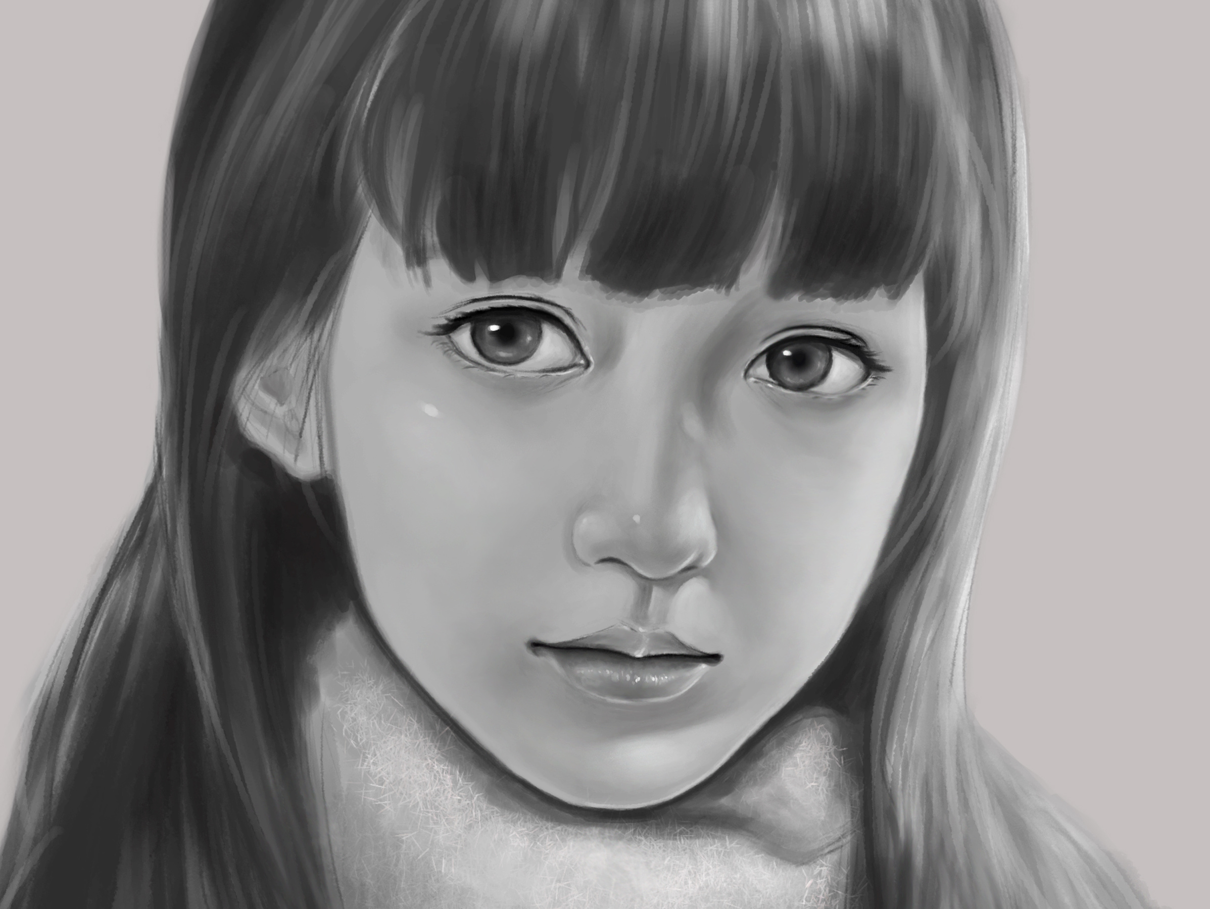 头像练习 单色素描_Jango柯-站酷ZCOOL