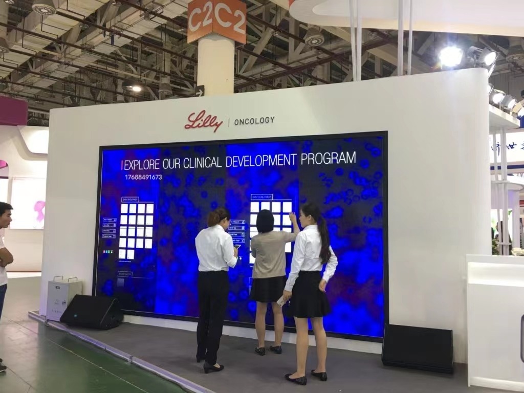 展示展览红外触摸框+LCD拼接屏、小间距LED屏互动触摸_小海X521990HH-站酷ZCOOL