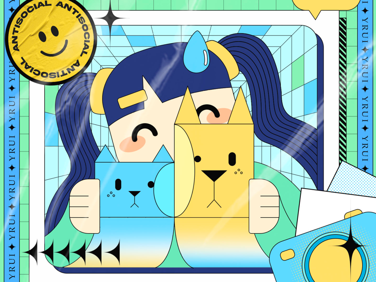 海报｜我的养宠日常_Yrui_Y-站酷ZCOOL