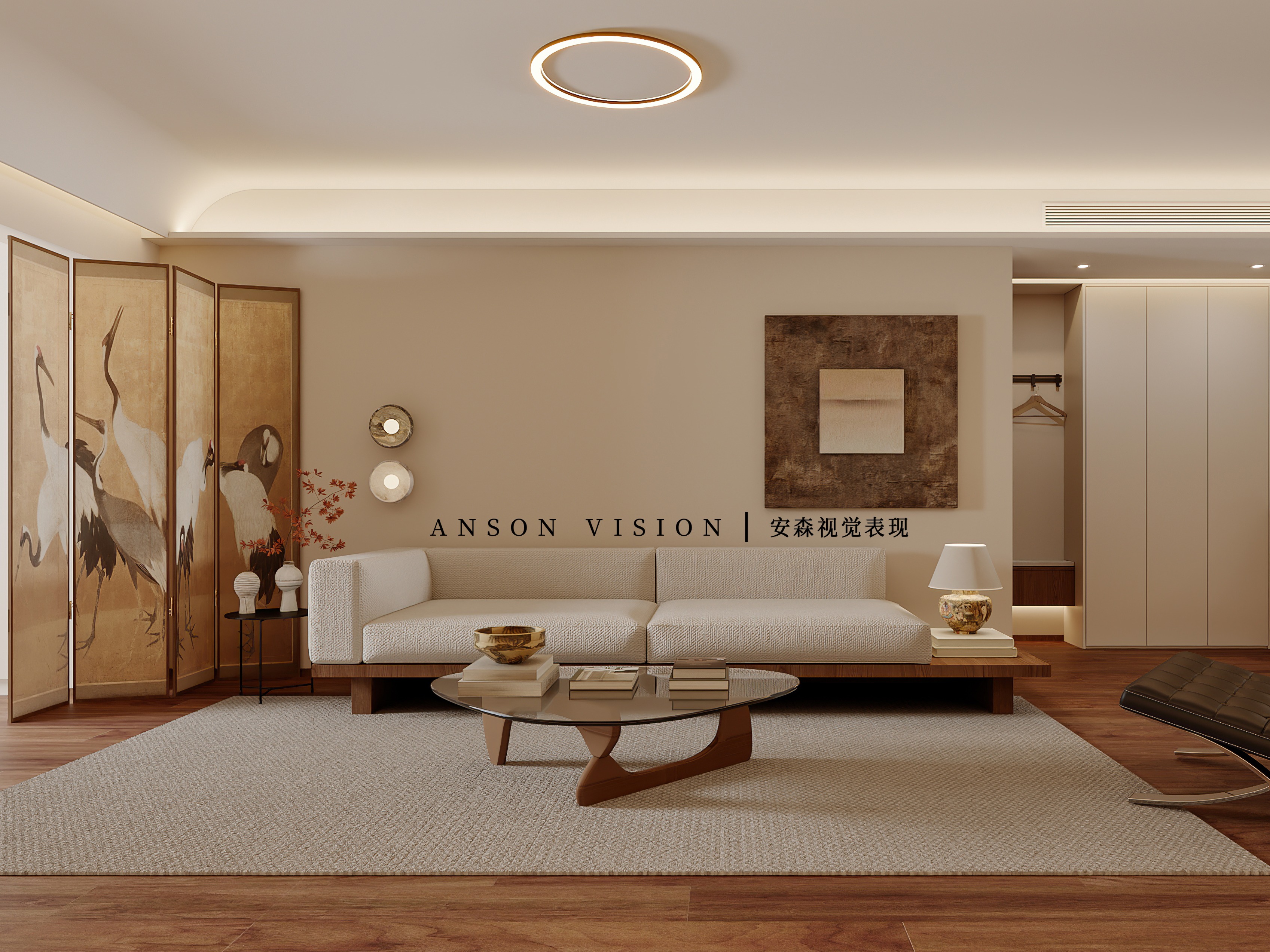 Anson︱沉 中古风客餐厅表现_Anson安森视觉-站酷ZCOOL