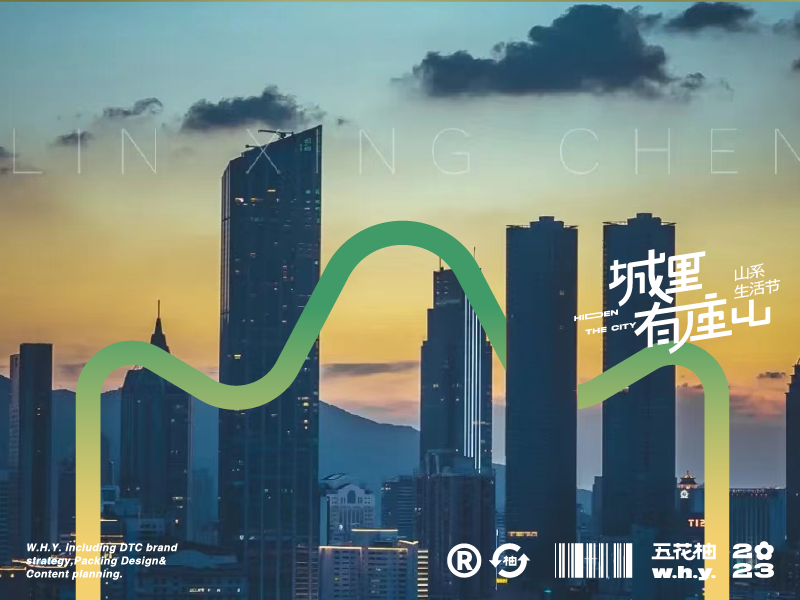 城里有座山 | 无锡运河外滩商业KV设计_五花柚why设计-站酷ZCOOL