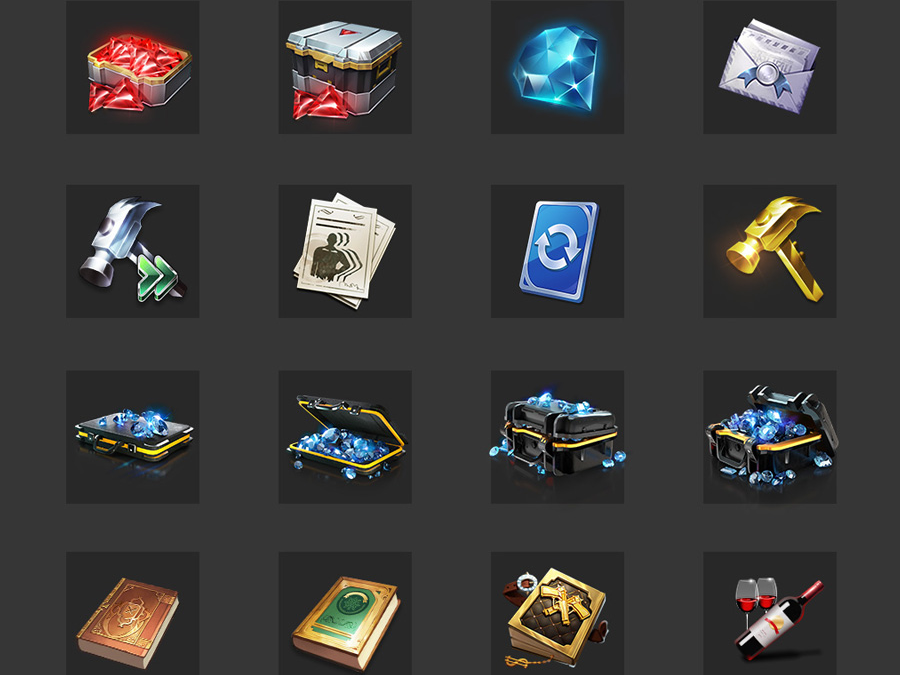 SLG黑帮图标设计_官官知喵-站酷ZCOOL