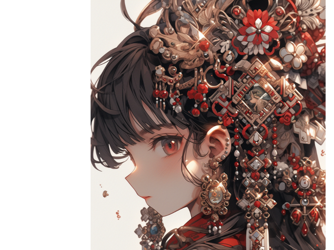 AI绘画-国风美女_zakj121-站酷ZCOOL