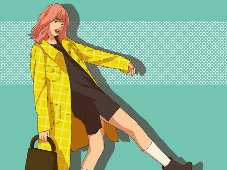 美式人物插画_Seven丨七七-站酷ZCOOL