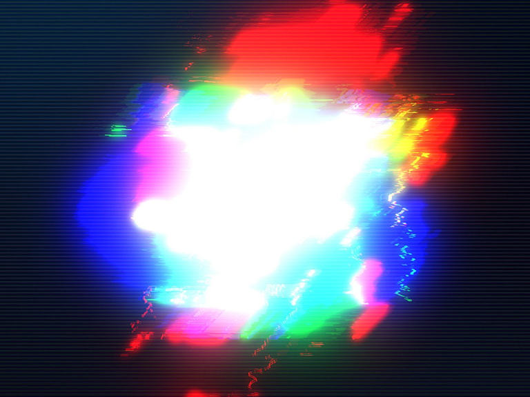 PR模板 | 彩色笔触故障扭曲噪音效果标志LOGO演绎_猿文件网官方账号-站酷ZCOOL