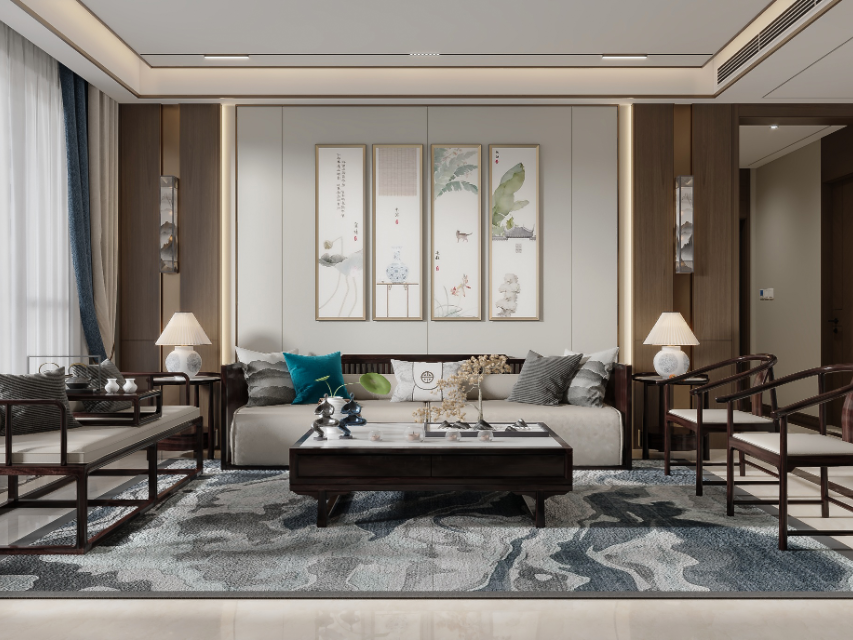 新中式客餐厅_韩熙媛-站酷ZCOOL