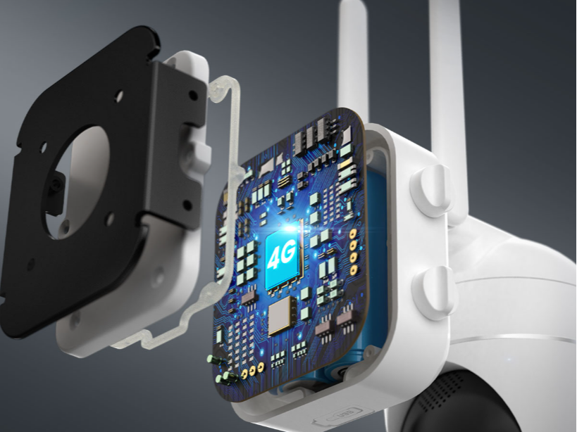 亚马逊#4G安防摄像头#详情页设计_黑尾海猫-站酷ZCOOL