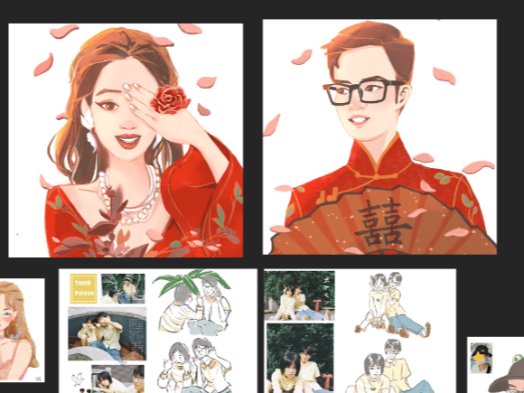 回忆录「头像篇」_sky非非-站酷ZCOOL