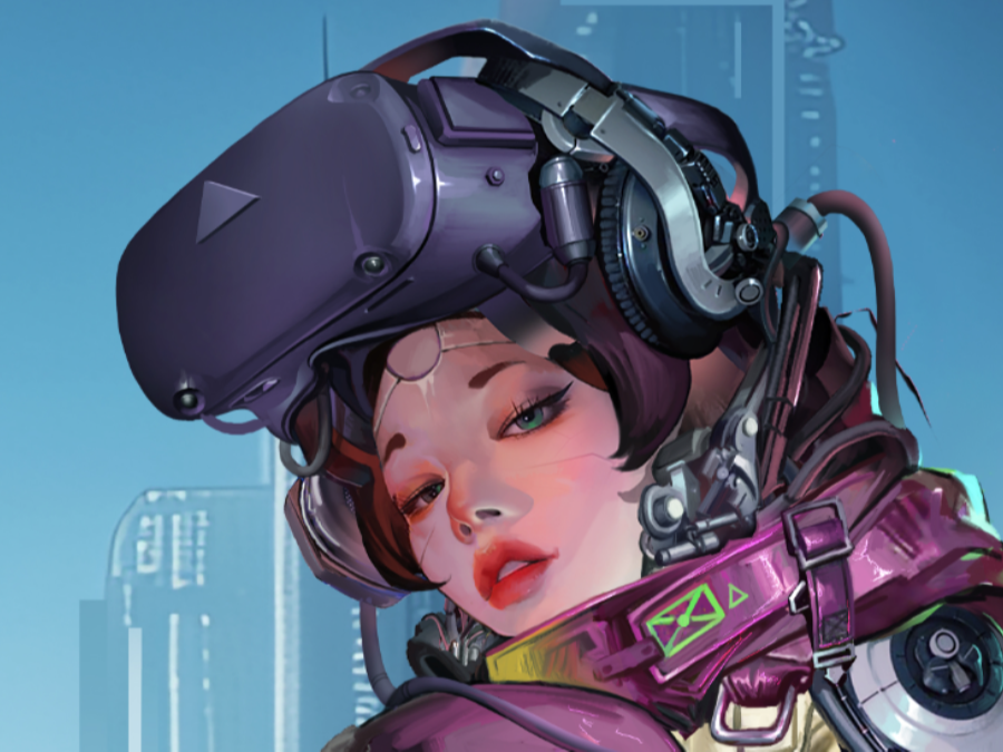 塞博渔夫2077-手机屏保_陈惟-站酷ZCOOL