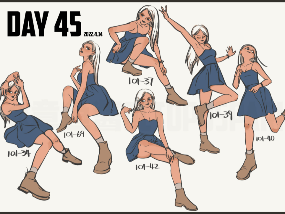 #速写60天挑战赛# Day45@速写班长_章鱼酱油-站酷ZCOOL