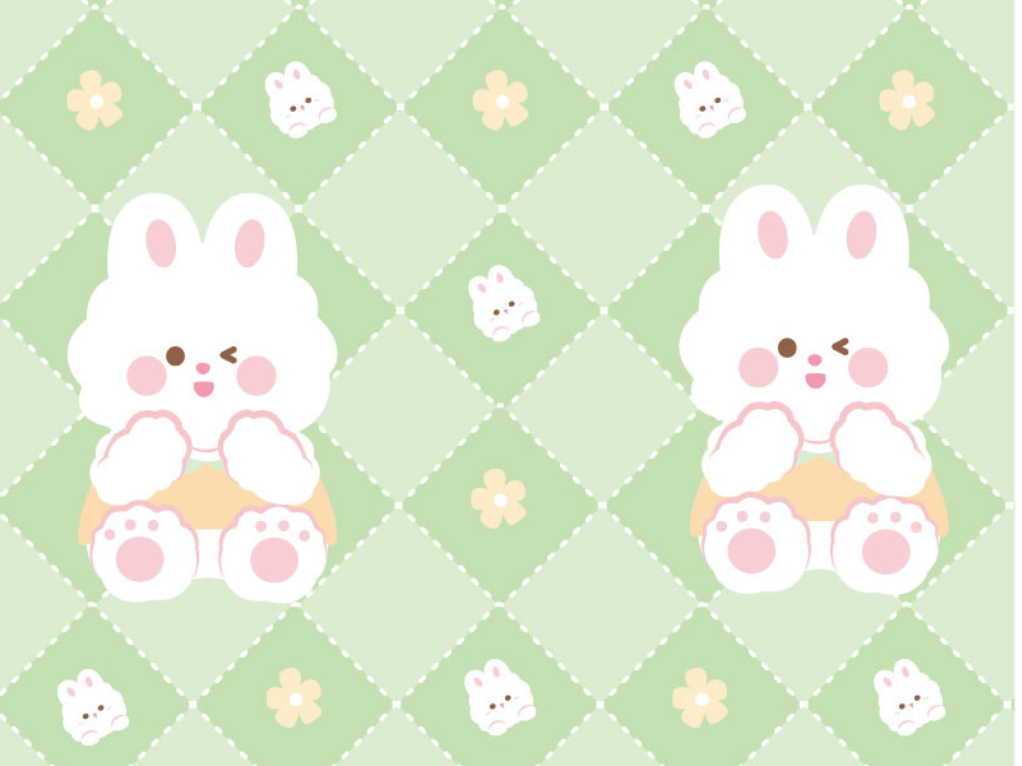 原创设计之花与兔子_若言创意设计-站酷ZCOOL