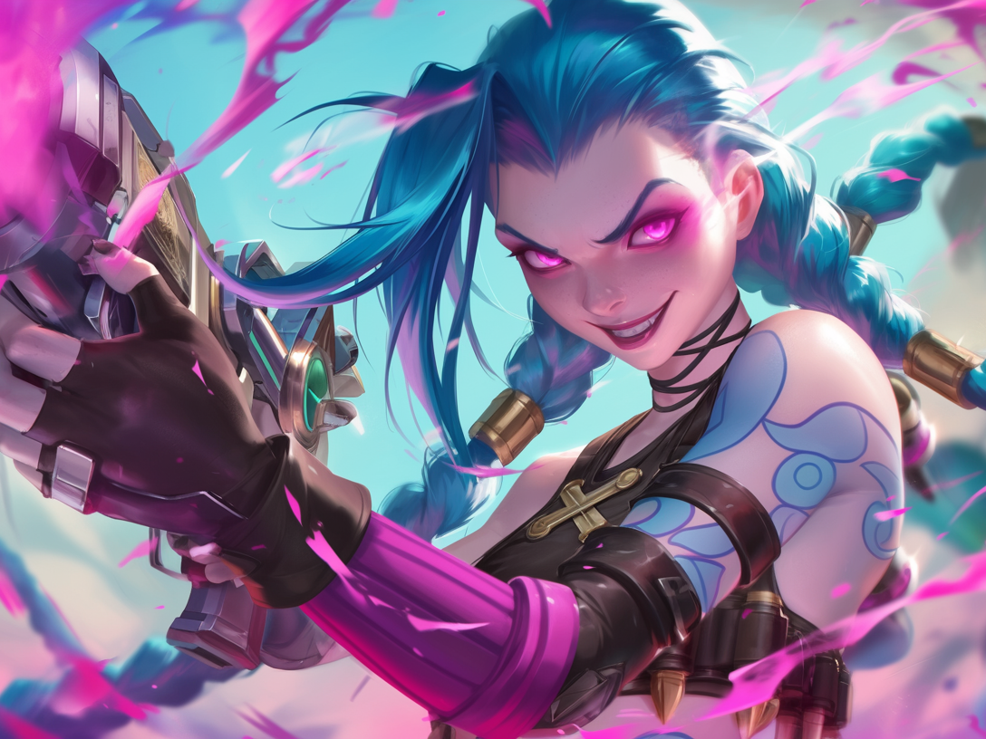 暴走萝莉-金克斯_xiebaoO-站酷ZCOOL