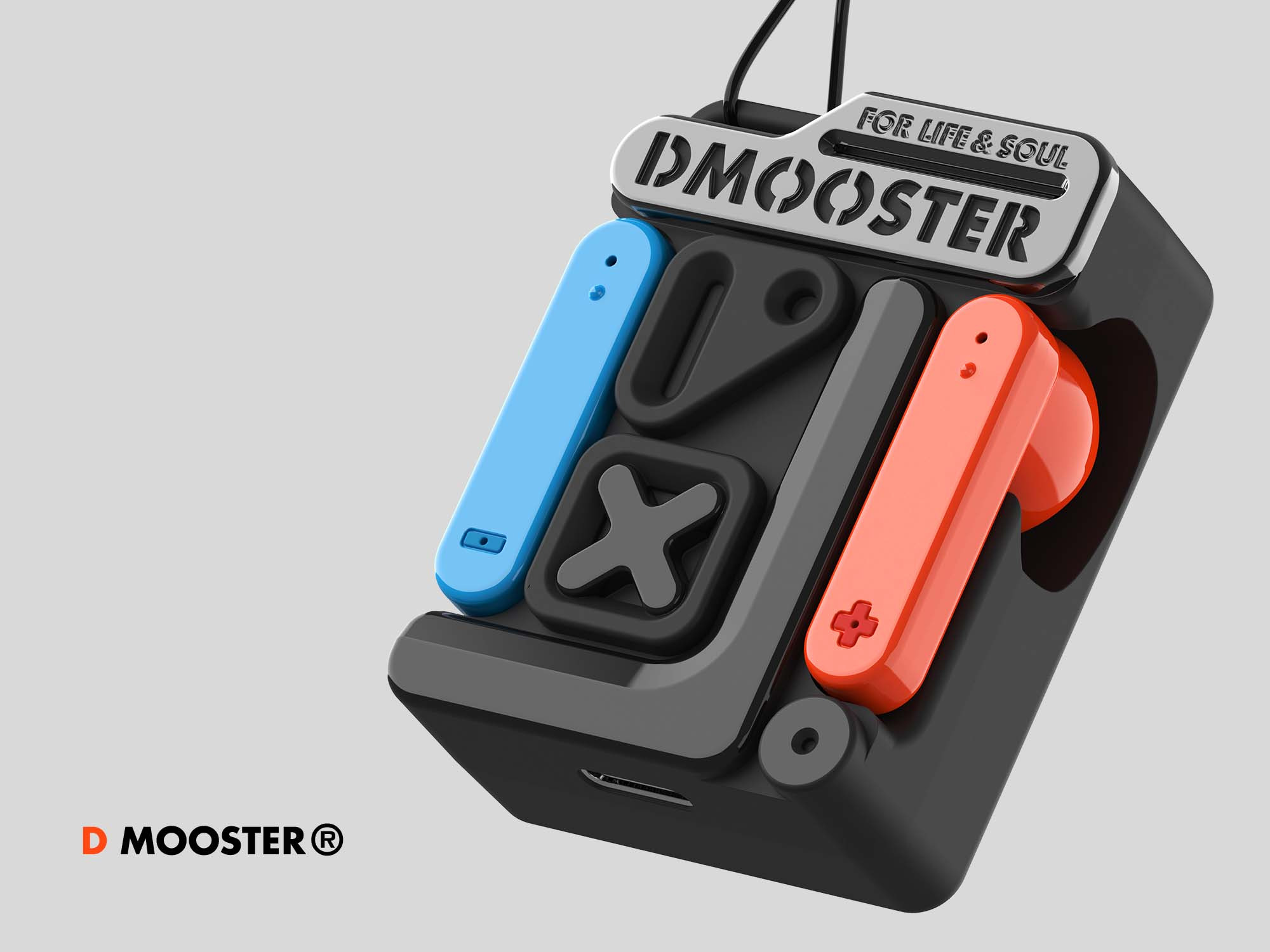 D MOOSTER® | GAME BLOCK 游戏积木蓝牙耳机_DMOOSTER-站酷ZCOOL