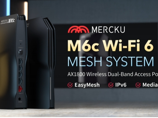 Mercku M6c WiFi 6 Router_FatsoRey-站酷ZCOOL
