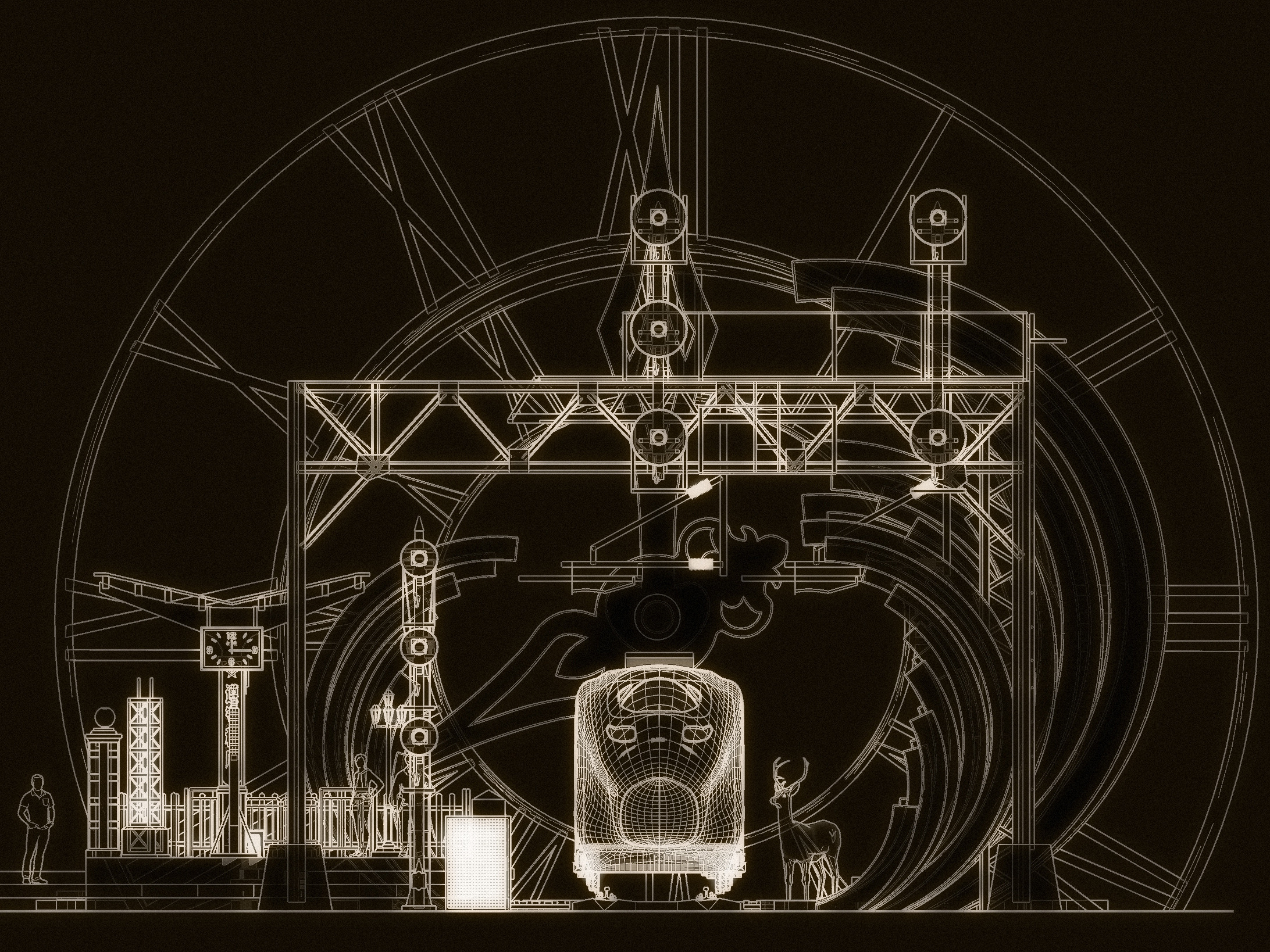 迷踪 · 车站_Kyle_Zhao-站酷ZCOOL