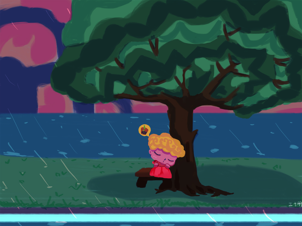 D15雨中想喝奶茶的卷毛小公举_三十册-站酷ZCOOL