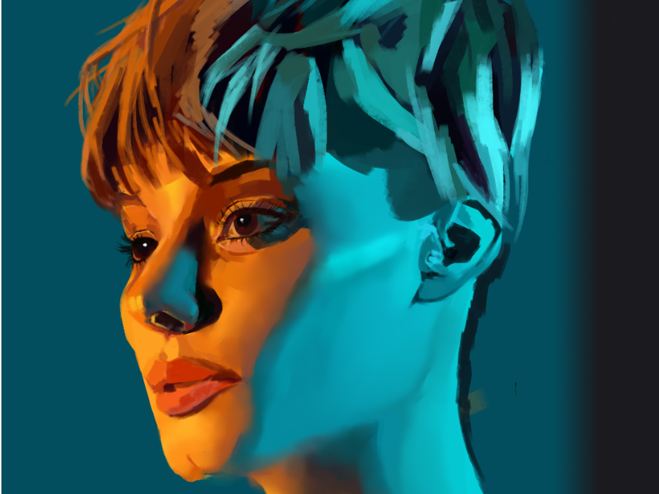 【头像练习19】_彩画荷香-站酷ZCOOL