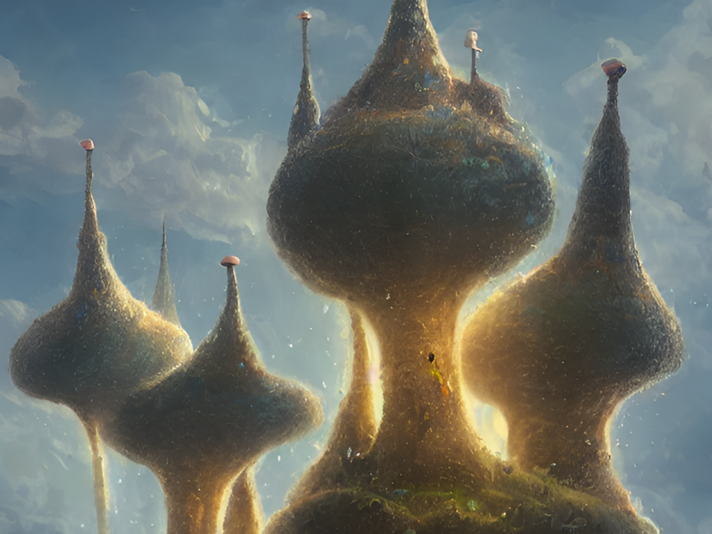 蘑菇城堡_My小小世界xc-站酷ZCOOL