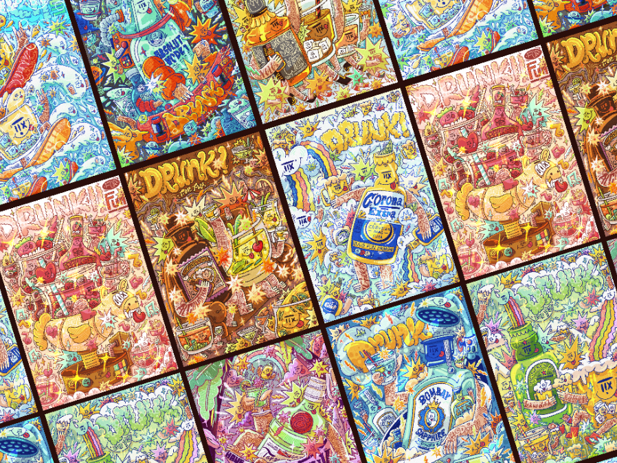 I am drunk！_Mirror小学徒-站酷ZCOOL