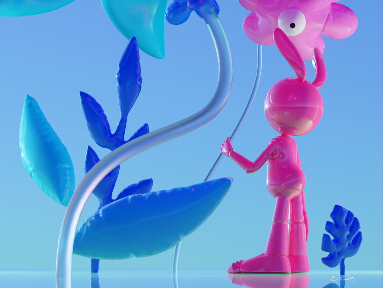 有一朵七彩祥云，带入春日。_CHISpace-站酷ZCOOL