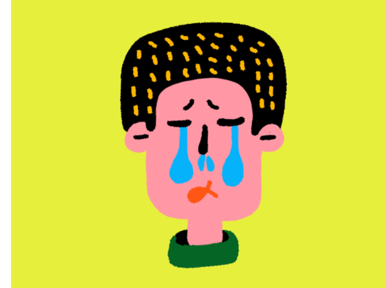 挑战百变头像025|我哭了 我装的😭有点酷的vicky呦 站酷zcool