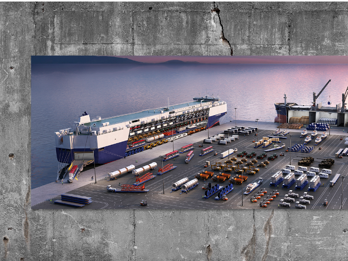 HYUNDAI GLOVIS roro-ship的内部图(Internal Diagram)_cinhaus-站酷ZCOOL