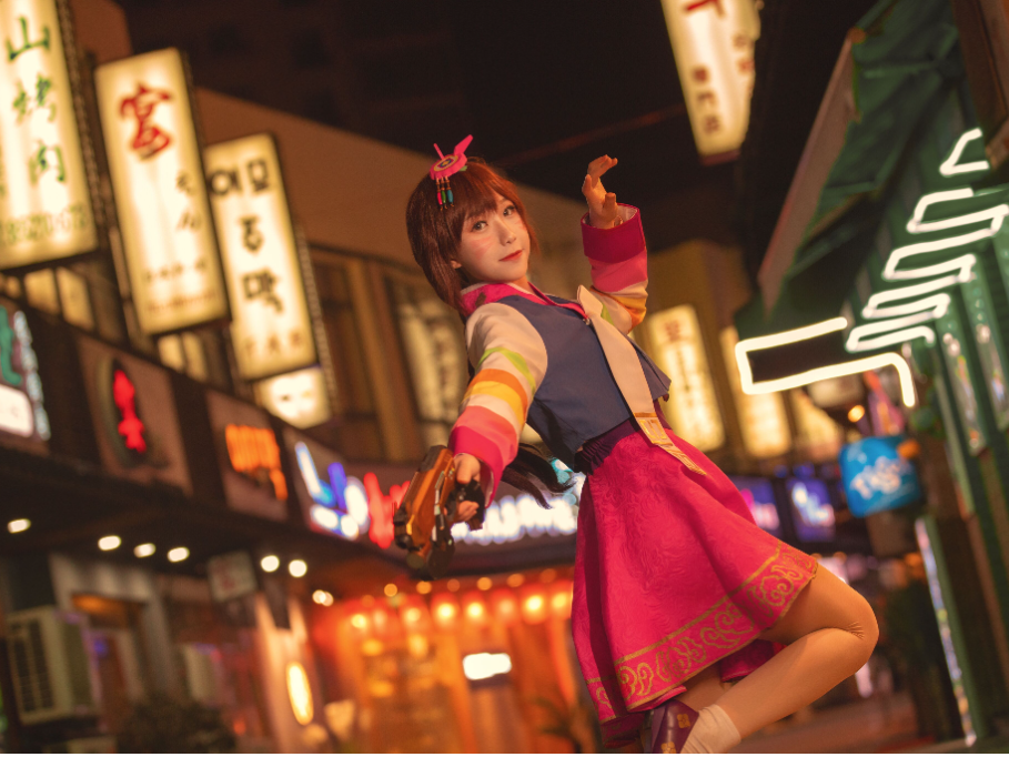 dva爱你哟~ | 守望先锋dva旧正cos_唐心_摄影修行中-站酷ZCOOL