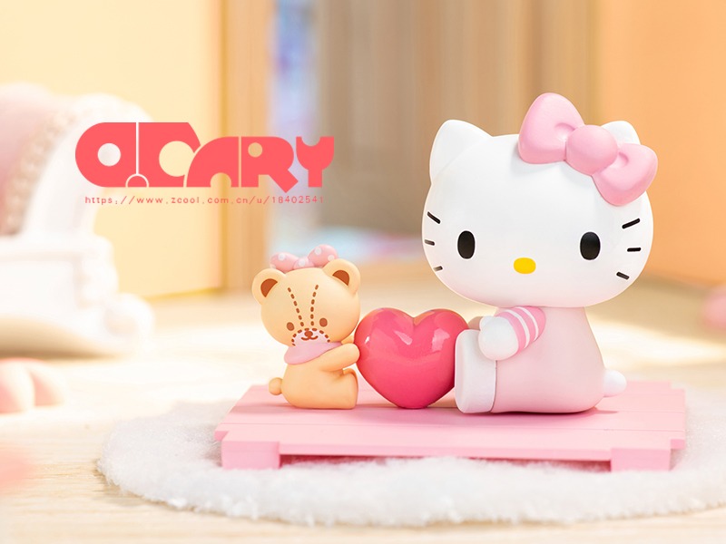 萌趣 三丽鸥HelloKitty甜心玩伴盲盒手办拍摄_Dgary摄影-站酷ZCOOL